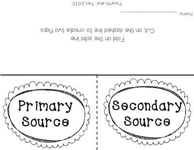 Fourth and Ten: Primary and Secondary Source Freebies