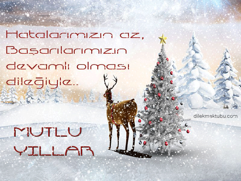 Yeni Yıl Mesajları ve Gifleri – Dilek Mektubu