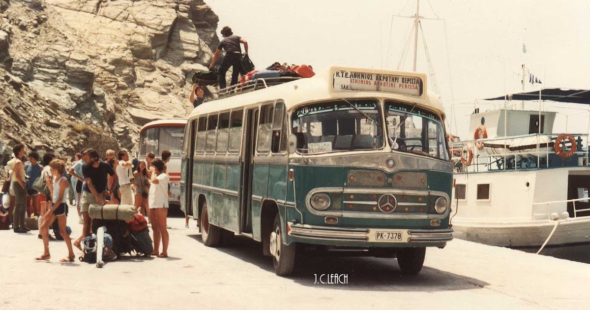Busworld Photography: Mercedes-Benz Bus on Santorini