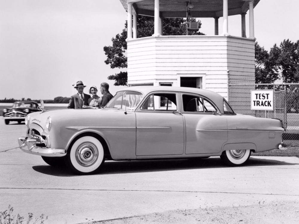 Beautiful Black and White Photos of a 1951 Packard 300 4-Door Touring ...