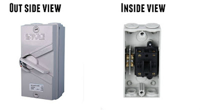 The World Through Electricity: Electrical Isolator switch