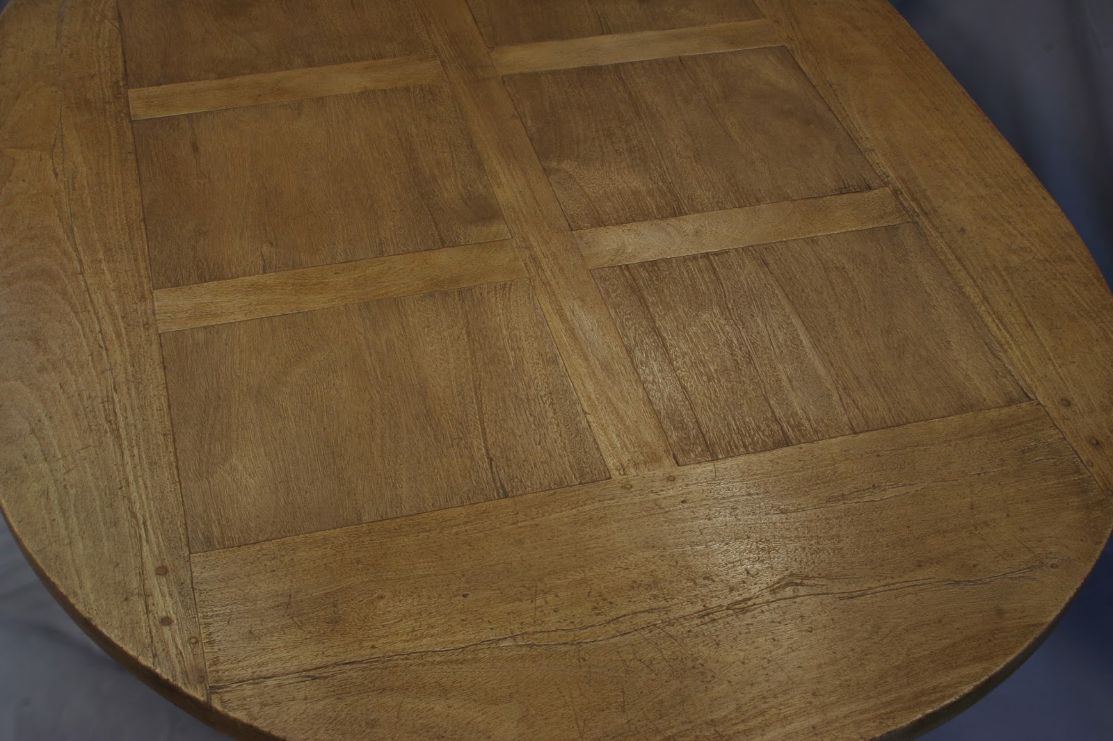 Inventia Design Custom Furniture : 597 Large rustic oval pedestal ...