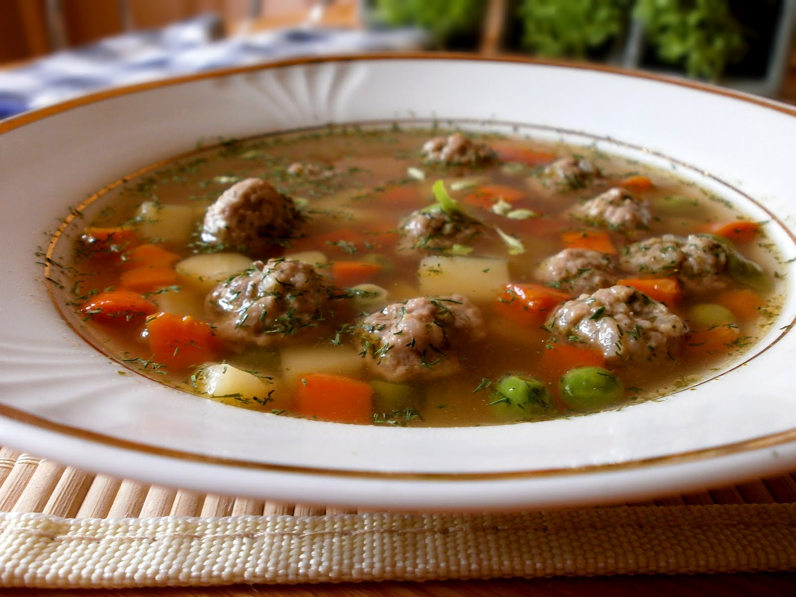 Sweet sensation: Mm supp...frikadellisupp