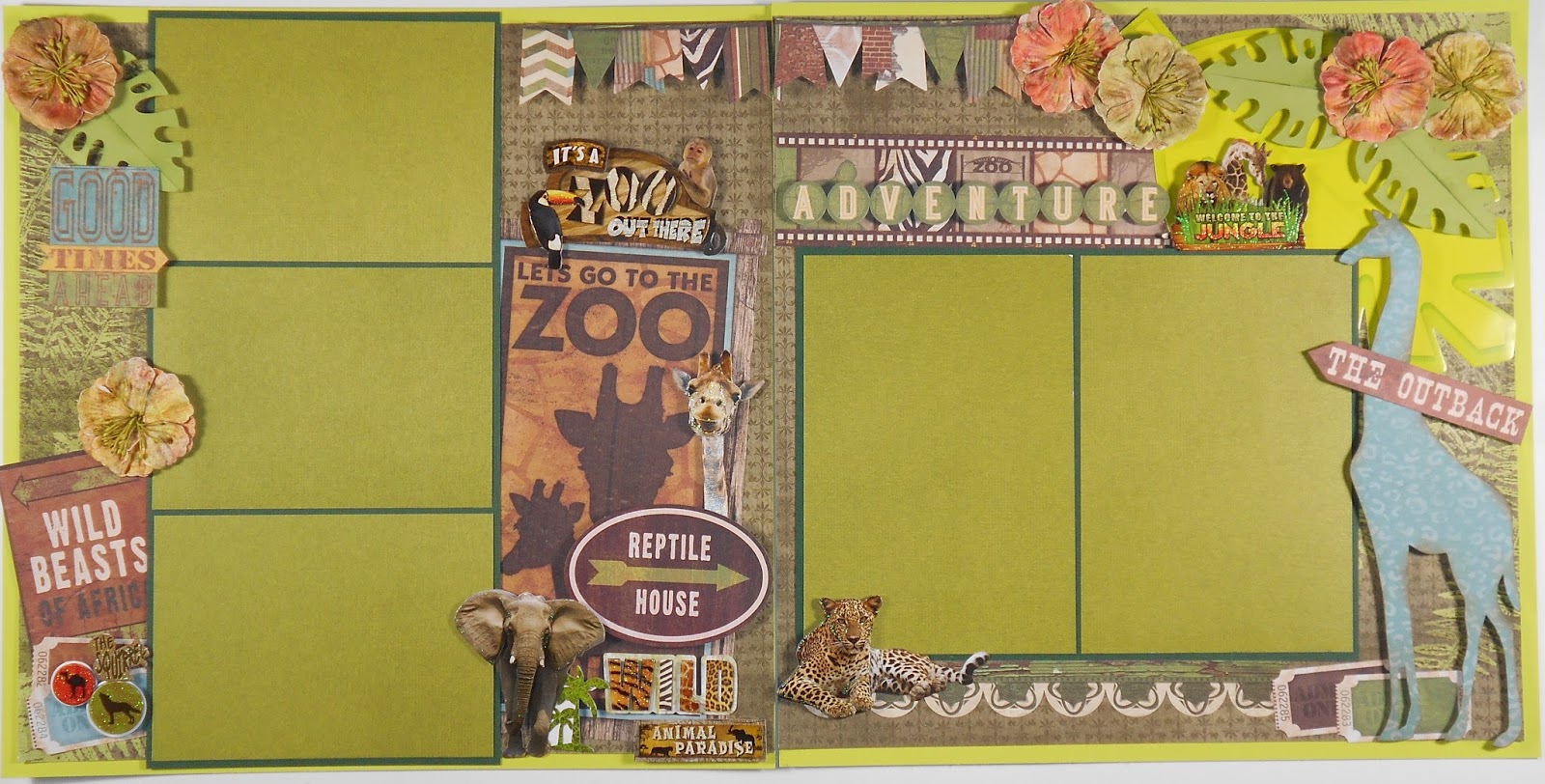 AMAZING GRACE Paper Crafts: I Love the Zoo!