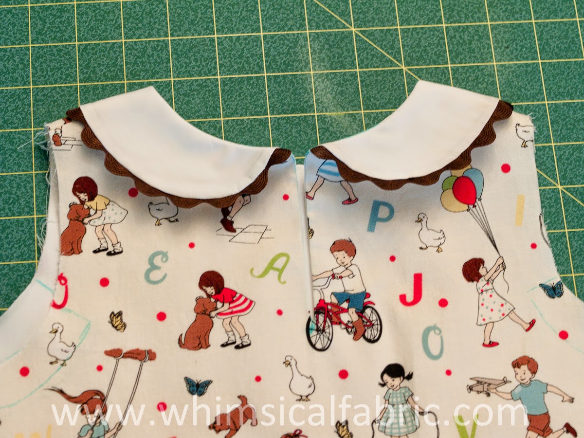 Whimsical Fabric: Sew Along #14 - Frannie Dress - Lesson #2