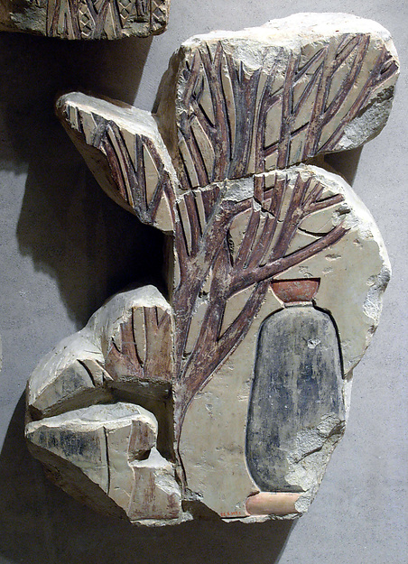 Imagenes de Egipto: Relief of an Acacia Tree Shading Water Jars with ...