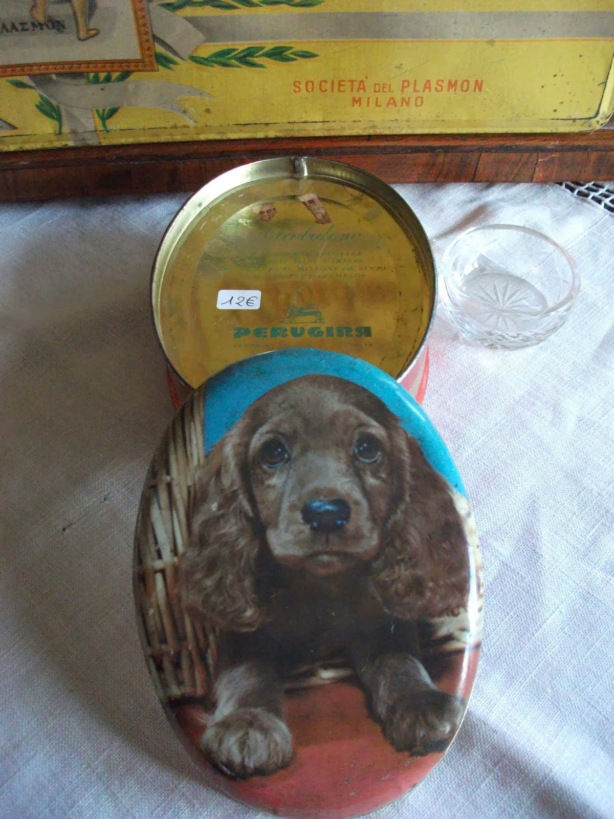 LA BROCANTE DE BLANCHE: BISCOTTI PLASMON e PERUGINA :due scatole di ...