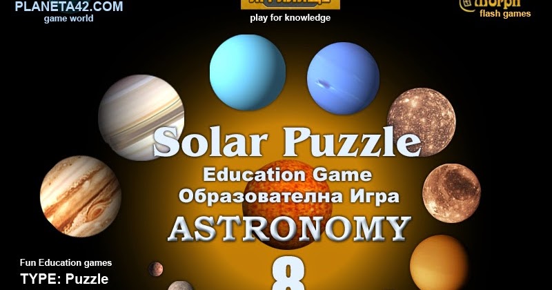 Electronic Game School: Solar System Puzzle