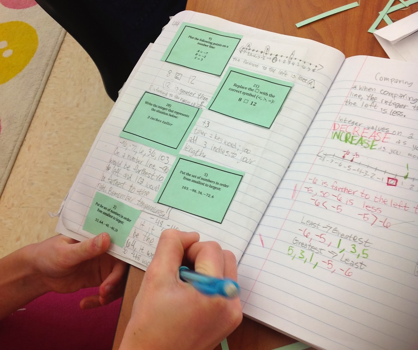 Task Card Corner: Using Task Cards in Interactive Notebooks