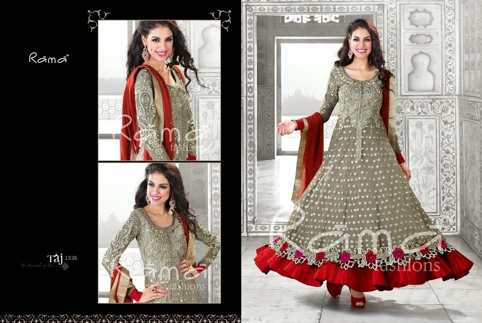 Taj Mahal Collection 2013-2014 By Rama Fashion | Indian Floor Length ...