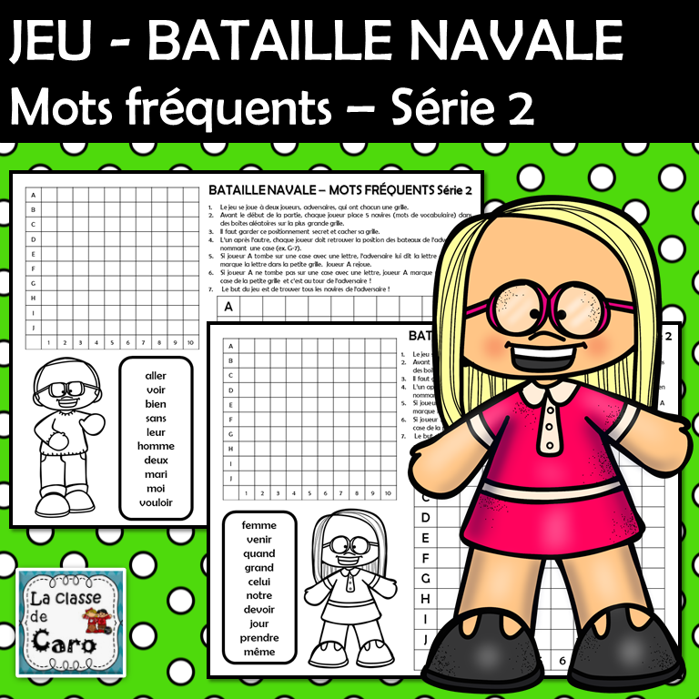 la classe de caro.: Mots fréquents