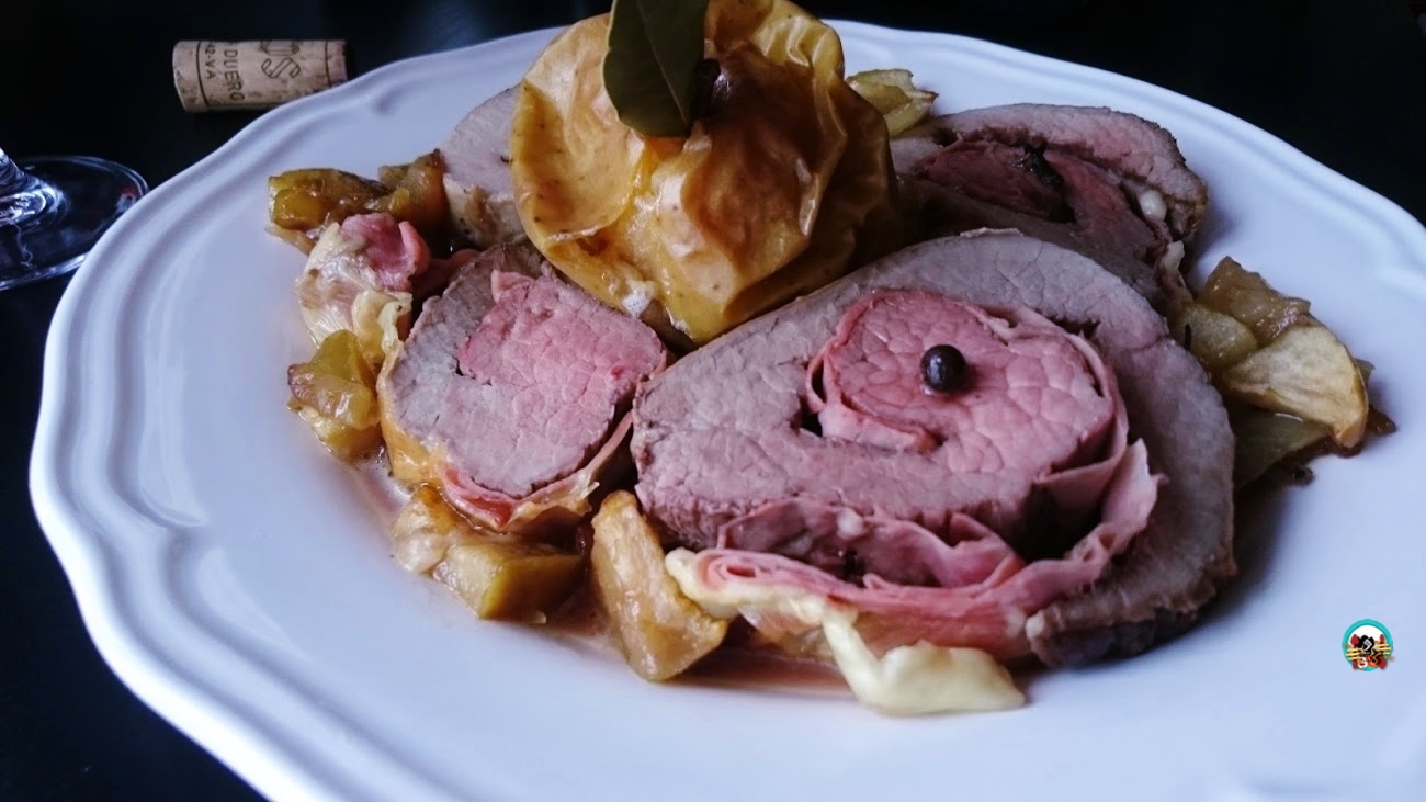 Asado de ternera con manzanas - ¡Huele Bien!