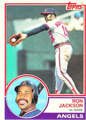 1983 Topps Blog: #262 Ron Jackson - California Angels