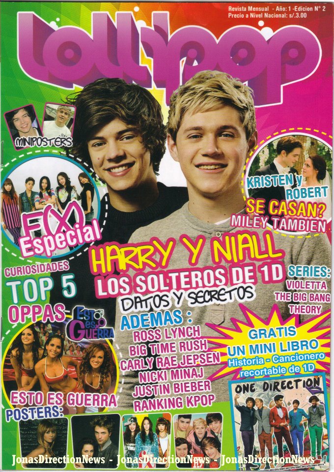 One Direction Fans: One Direction en la revista Lollipop Perú