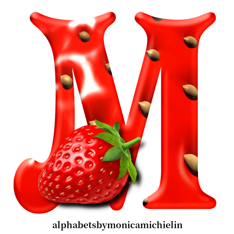 M. Michielin Alphabets: ALFABETO DE MORANGOS PNG E SEUS BENEFÍCIOS ...