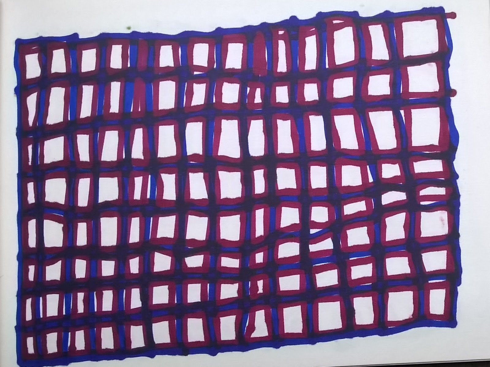 Bobby Wotnot: Abstract Drawing Class, Abstract Drawing, Grids, Lines ...