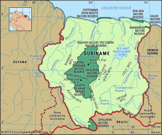 DESKRIPSI NEGARA SURINAME - Materi Pendidikan Kita