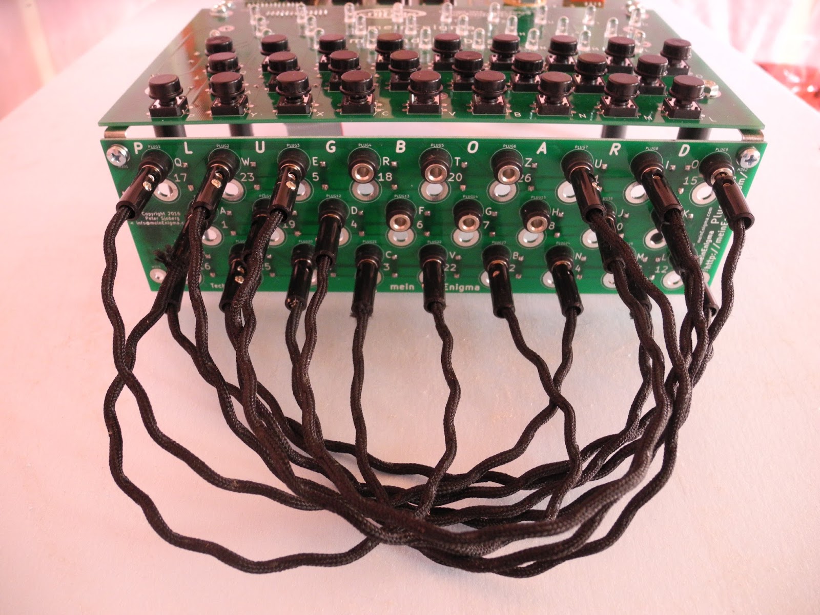 Jeff Tranter's Blog: Programming the MeinEnigma - Plugboard