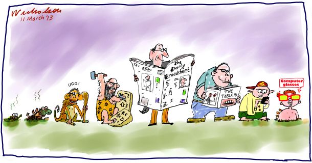 Evolution of media: Evolution of Print Media Evolution of media: Evolution of Print Media