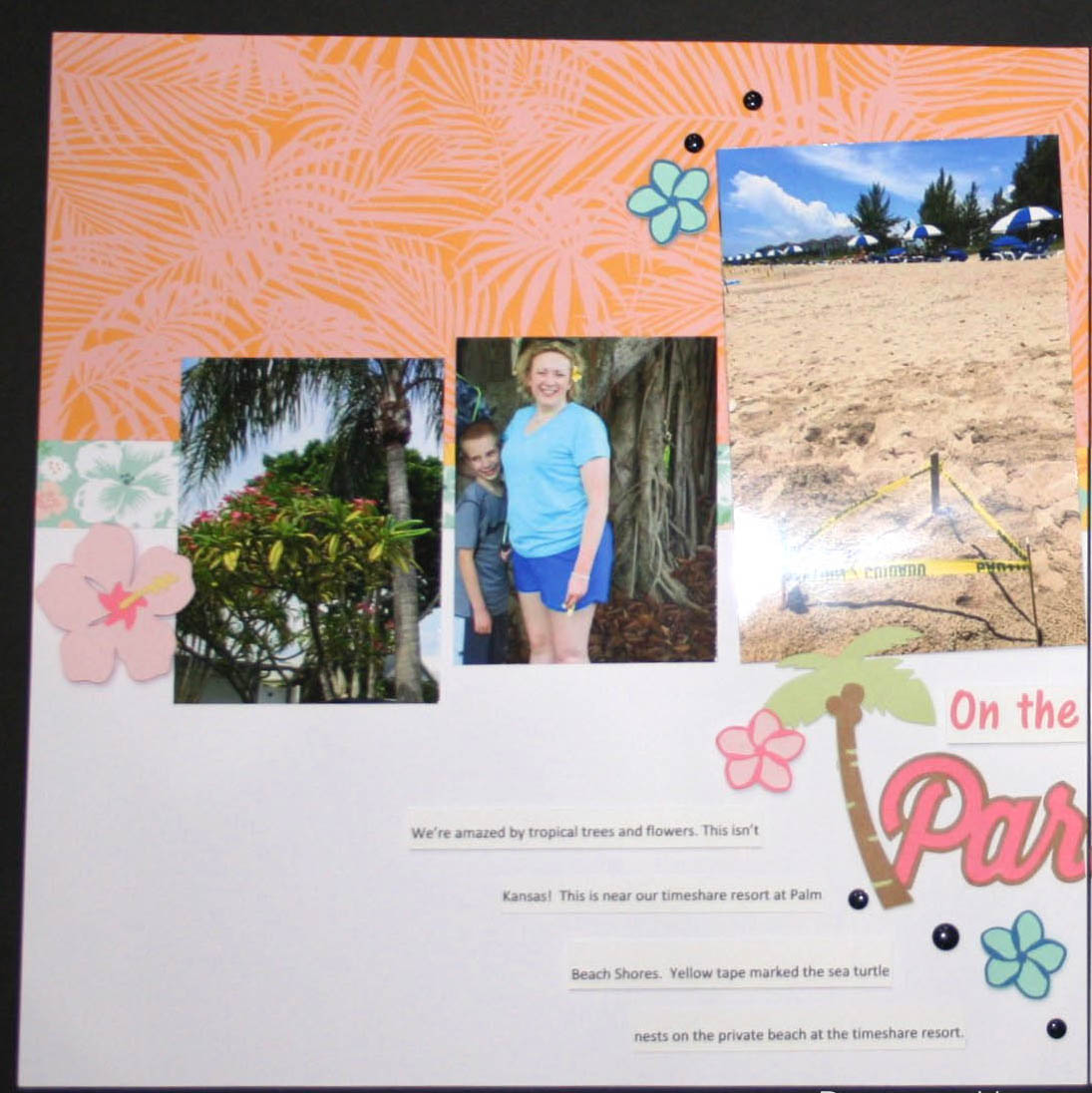HeARTful Stamper: Tropical Paradise Layout