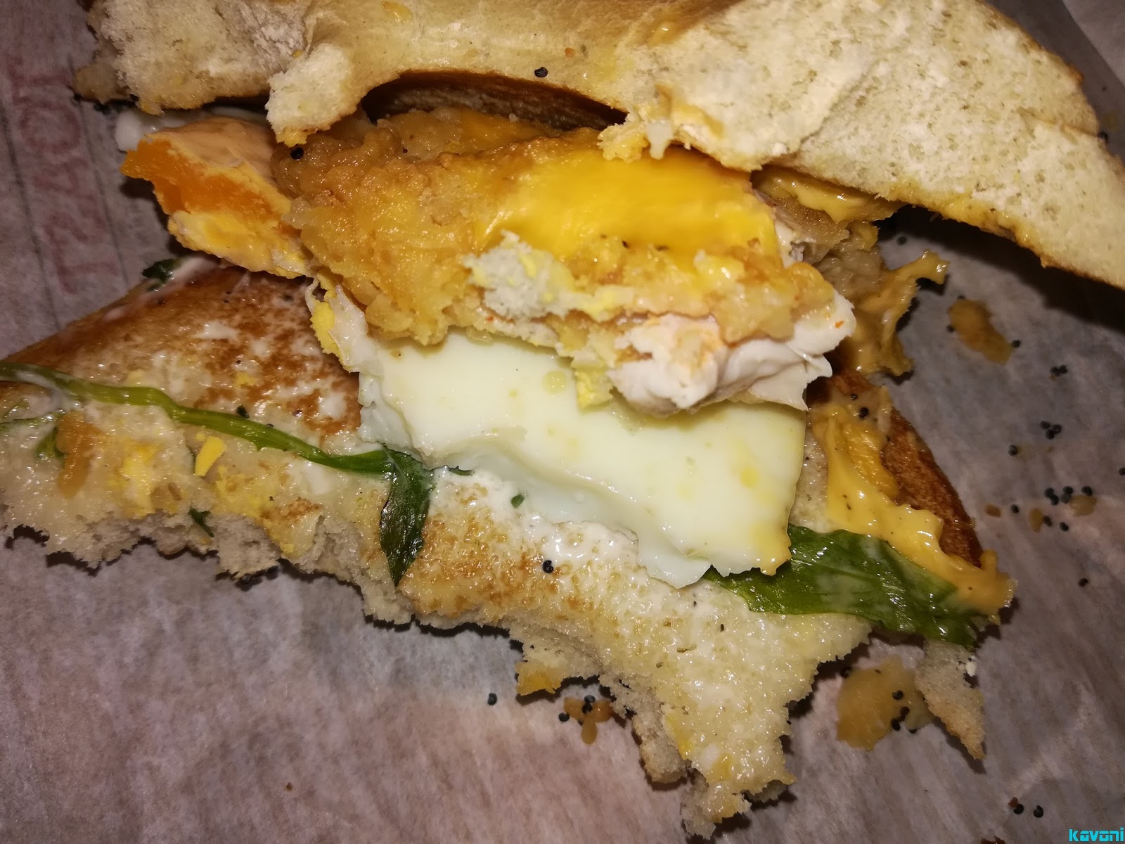 kavoniho žrádlo: Snídaňový bagel s vajíčkem a sýrem, KFC