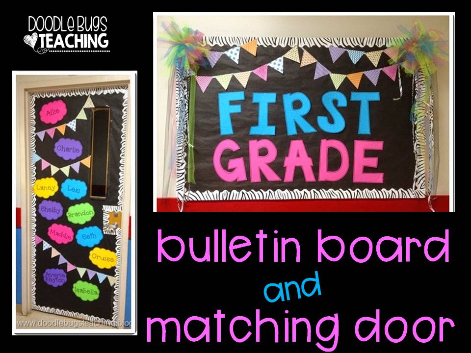 Doodle Bugs Teaching {first grade rocks!}: Back to School Bulletin ...