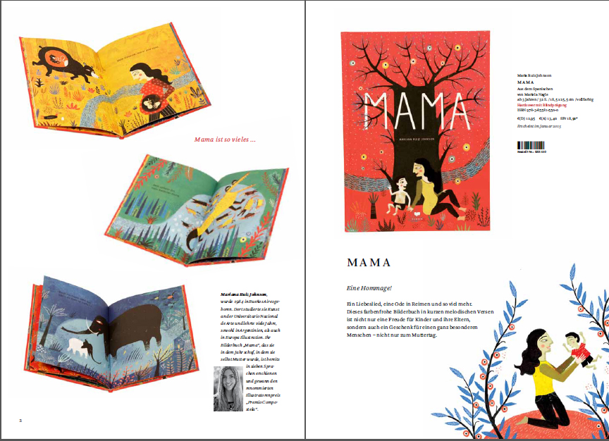 Mariana Ruiz Johnson Illustrations: "Mama" in the Bohem Press Catalogue