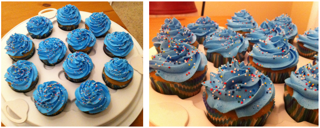 Kim's Blog: April Cupcakes (Birthday & New Baby)