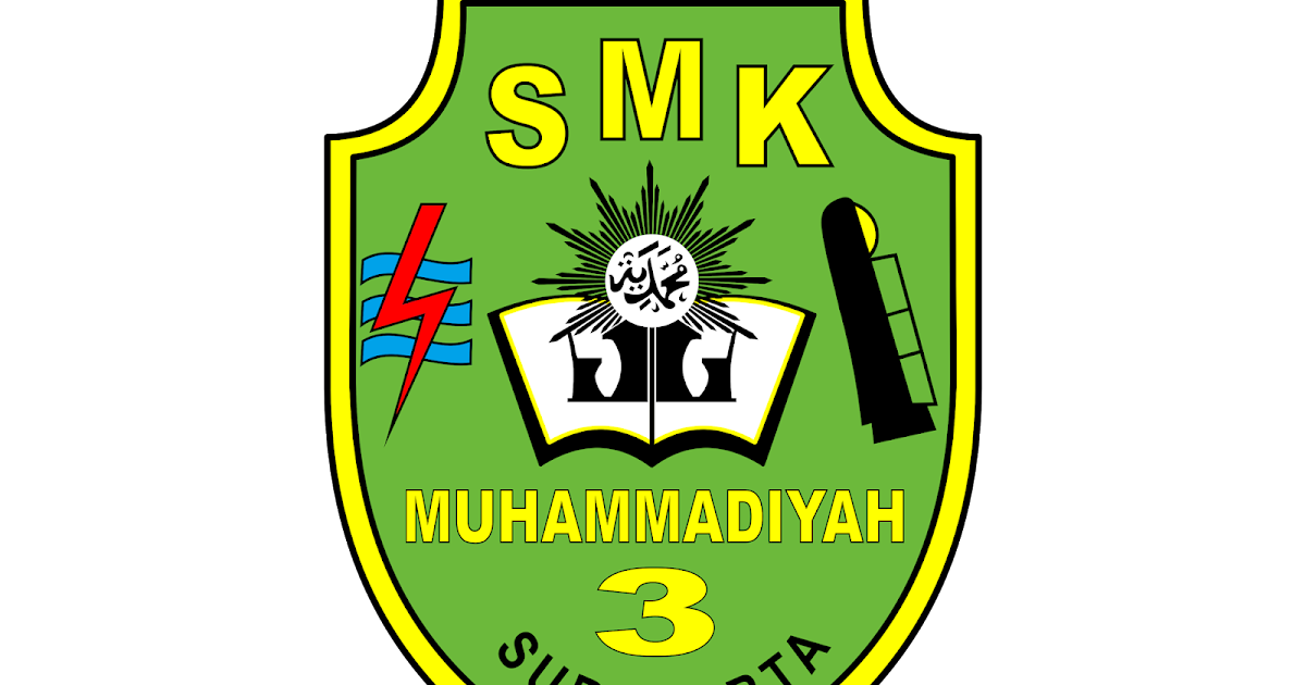 Logo SMK Muhammadiyah 3 Surakarta Vector Cdr & Png HD - Biologizone