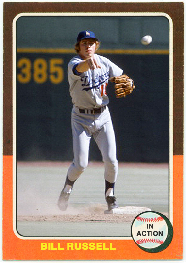 WHEN TOPPS HAD (BASE)BALLS!: 1975 IN-ACTION: BILL RUSSELL