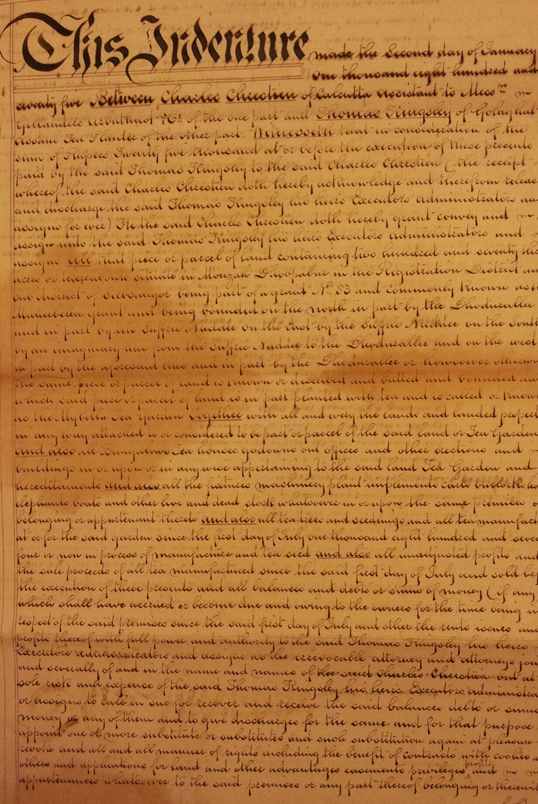 Colonial Papers: What happened to the Men that worked these lands!