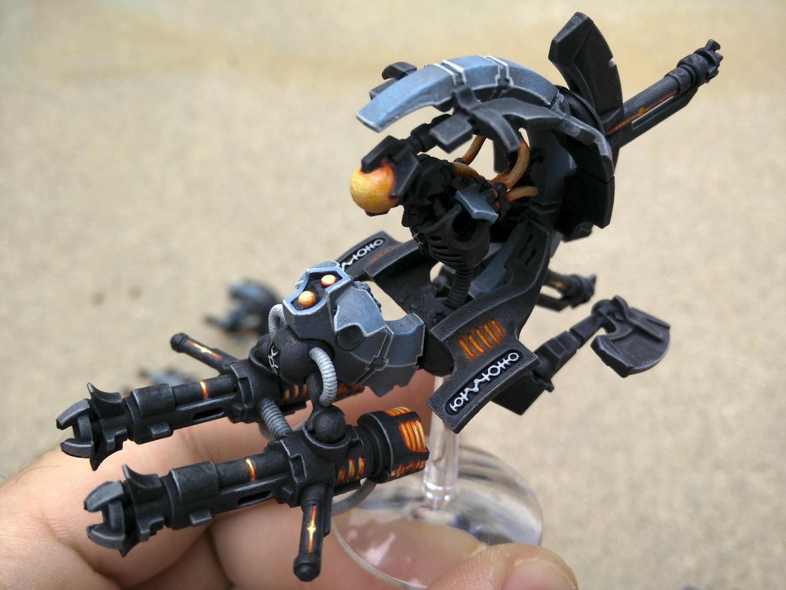 Necron Army Work in Progress pics: Tomb Blades Done!