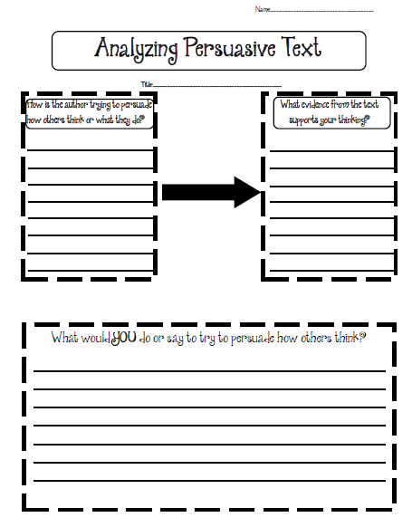 Jennifer's Teaching Tools: Persuasive Text