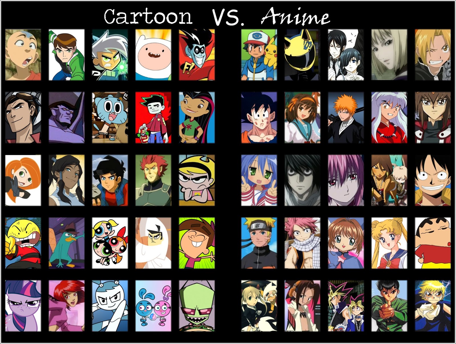 Anime VS Cartoons: 1. Which is more popular? Anime or Cartoons?