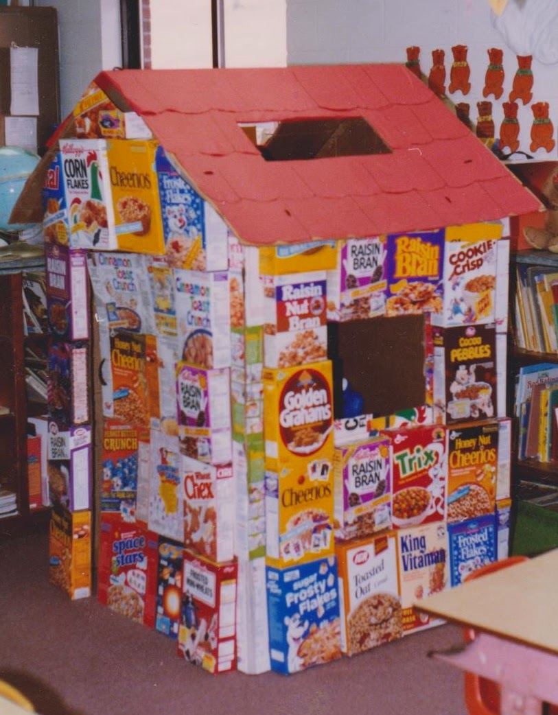 Ms. Nancy's Nook : Cereal Box House Learning Center