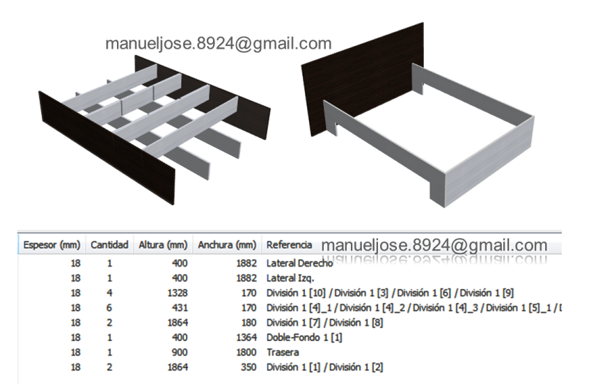 Diseño De Muebles Madera: Cómo Crear Una Cama Con MDF, Melamina ...