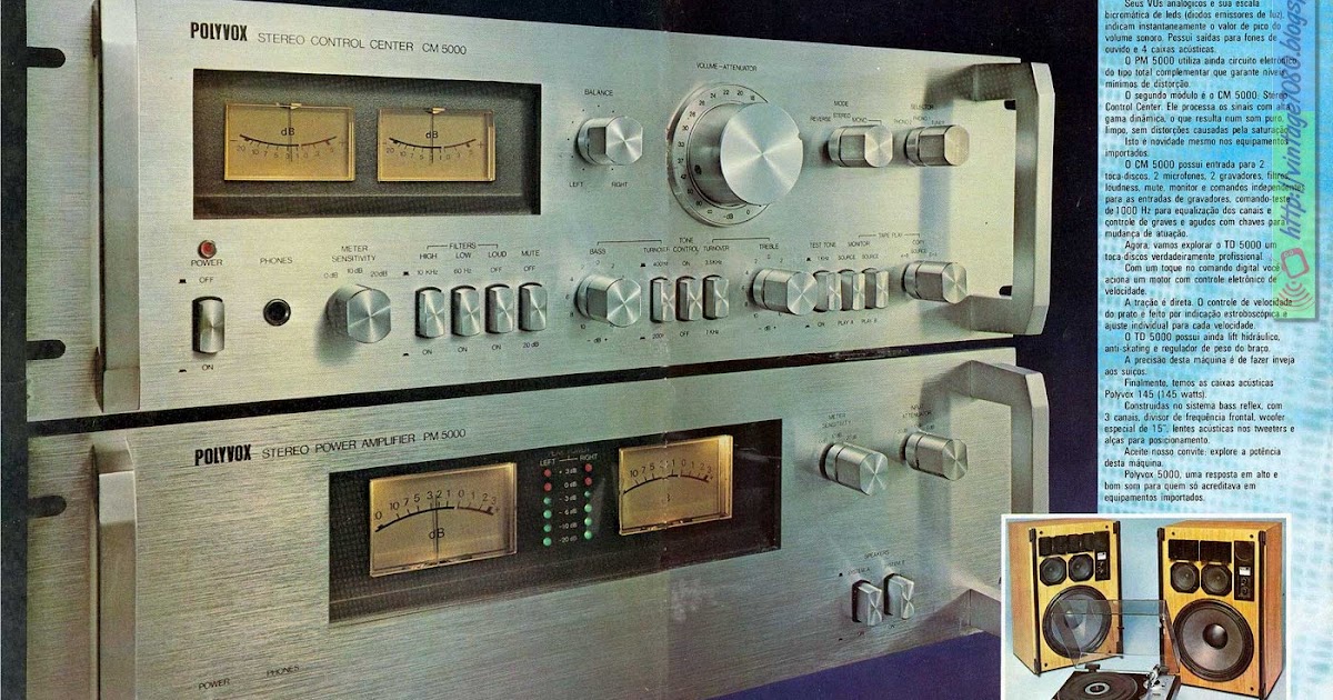 Vintage 70 80: Polyvox 01 - CM 5000 e PM 5000