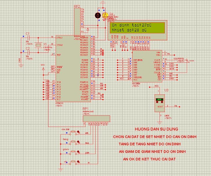 Mạch ổn định nhiệt độ LM35