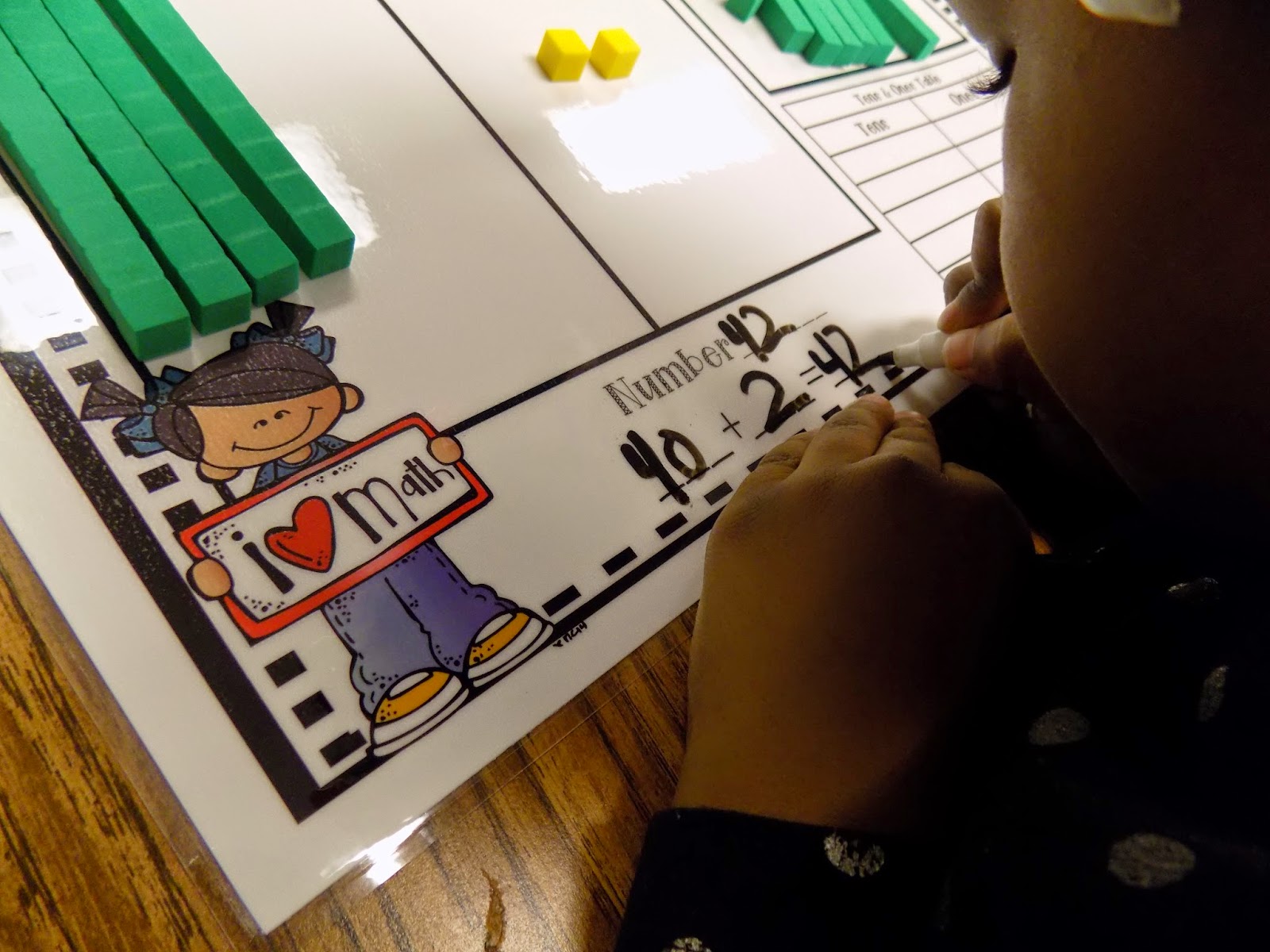 Tales From The First Grade: Learning Mats- Tens and Ones