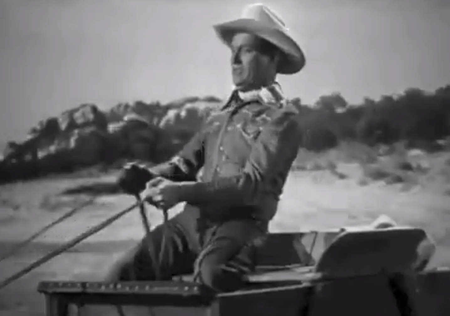 Iverson Movie Ranch: Cowboy star Gene Autry in action at the Iverson ...