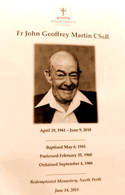 KINTA CHRONICLES: Fr Joe Attends Funeral of Fr John Martin