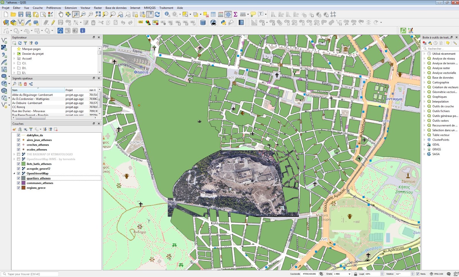 GIS Ελλάδα: Τα γεωγραφικά δεδομένα της Ελλάδας για εκπαίδευση στη Γαλλία