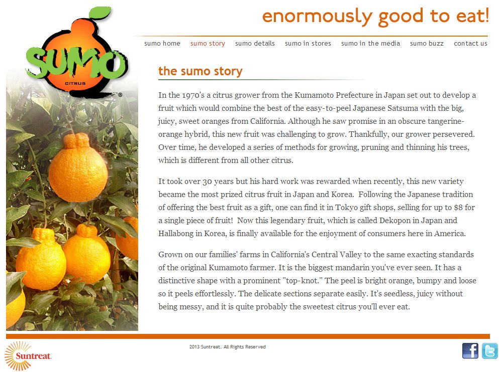 MARIETTE'S BACK TO BASICS: {Have you tried this NEW Large SUMO Mandarin?}