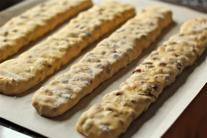 Cranberry Pistachio Biscotti With Crystallized Ginger Yankee Kitchen Ninja