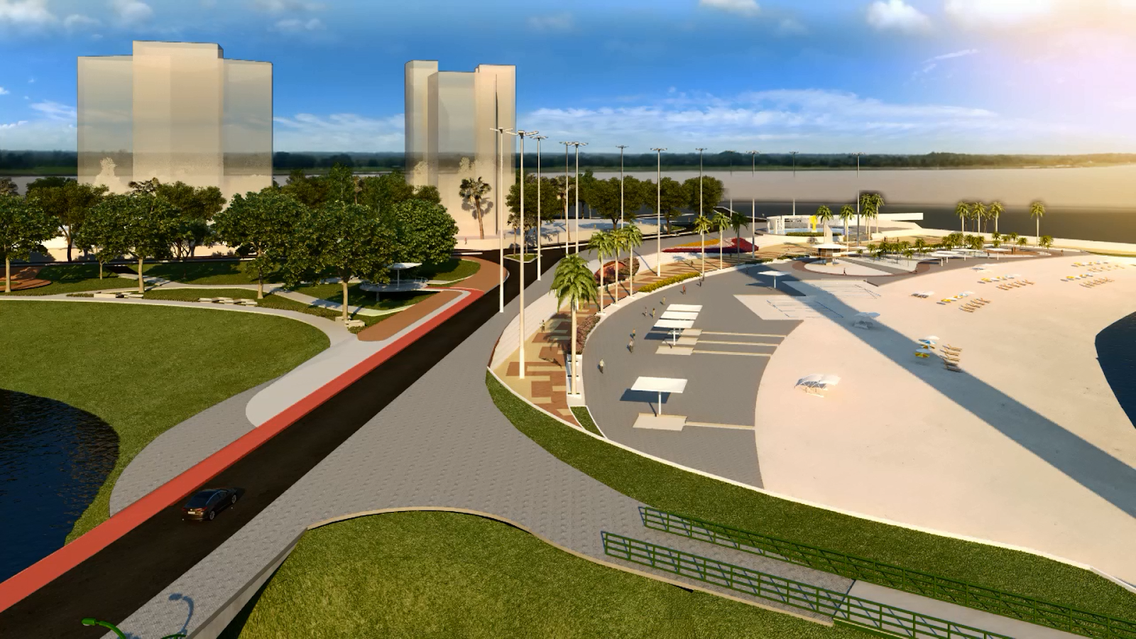 Parque do Rio Branco| Mirante de 100 metros começa a ser construído