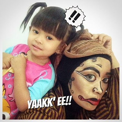 Ini Vindy Yang Ajaib: Makeup Ala Topeng Wayang dan Kolaborasi Nan Epic