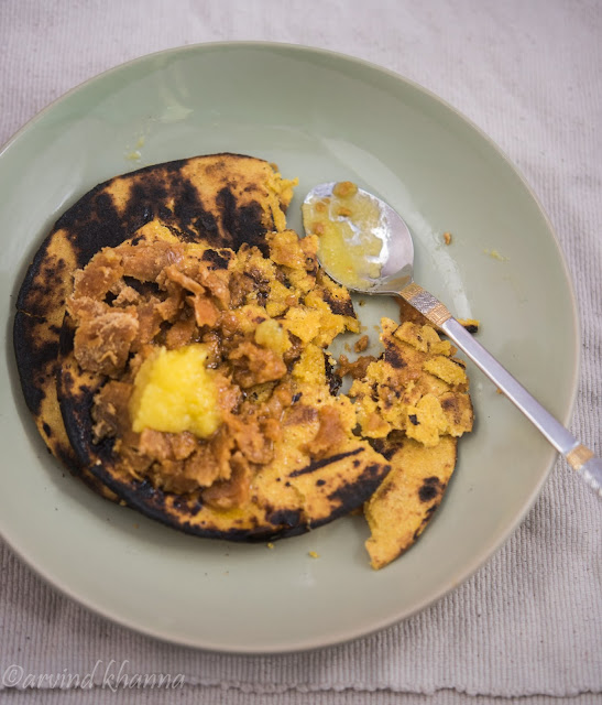 banaras ka khana: bajre ka maleeda ... a rustic dessert or meal made ...