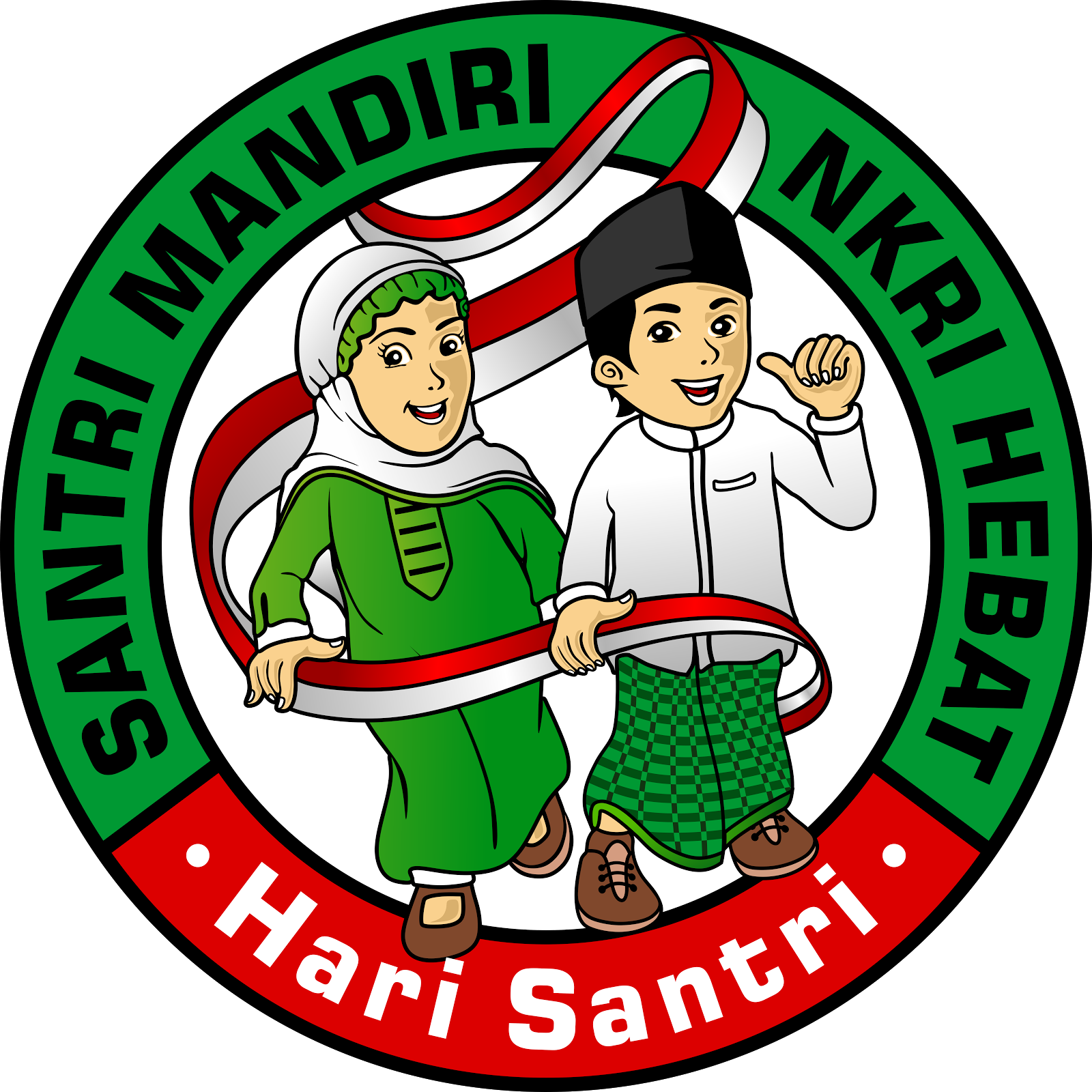 Kumpulan Logo Hari Santri 2017 Transparan format PNG Gratis ! - OM. Salim