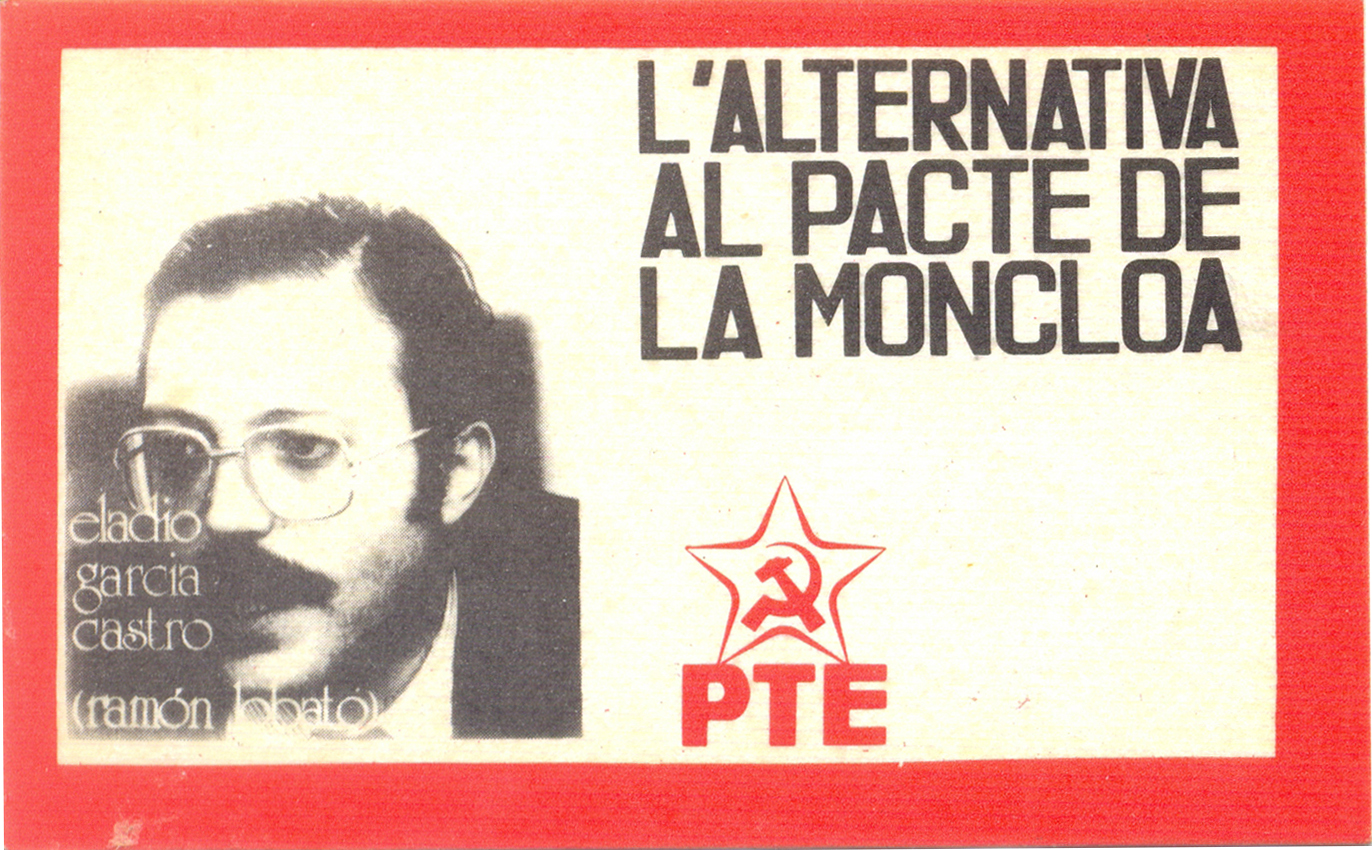 Tiempos de Lucha y Esperanza : Ramón Lobato en pegatina