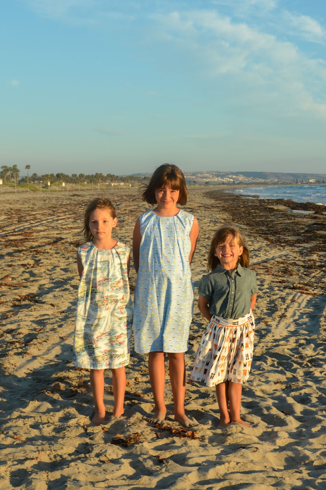 Aesthetic Nest: Sewing: Nautical Dresses and a Pretty Piped Skirt ...